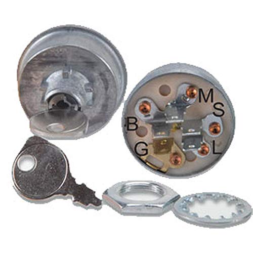 Indak Style Ignition Key Switch Fits John Deere MTD Fits Cub Cadet Mow ...