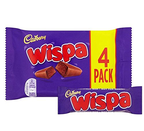 Wispa Aerated Milk Chocolate pack of 4 bars - 102g – ISE Forest and Garden