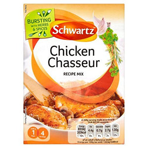 Schwartz Authentic Chicken Chasseur Mix 40g – ISE Forest and Garden