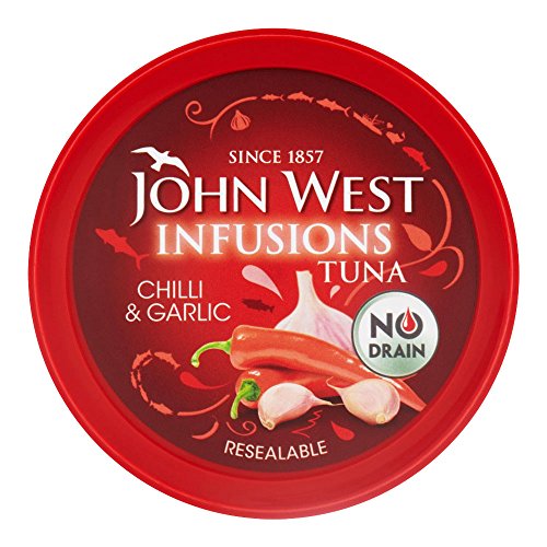 John West Tuna Infusions Chilli & Garlic 80g – ISE Forest and Garden
