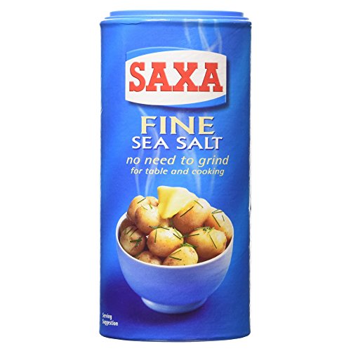 Saxa Coarse Sea Salt 6 x 350g – ISE Forest and Garden