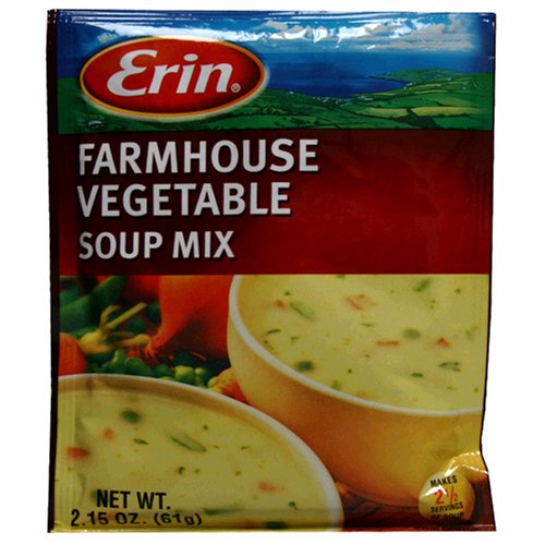 Erin Farmhouse Vegetable Soup Mix, 2.15-Ounce Pouches (Pack of 24 ...