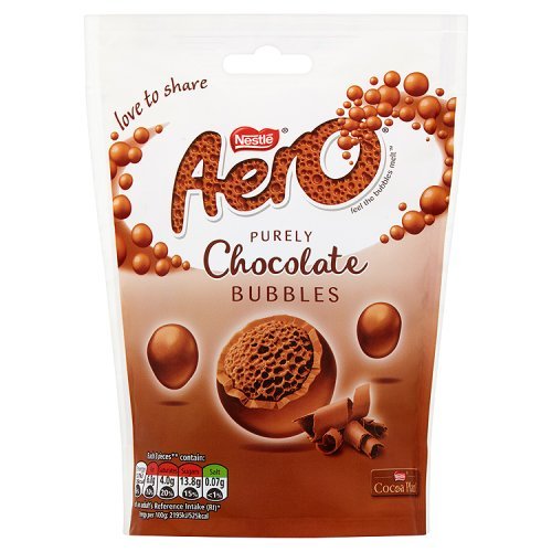 Original Aero Bubbles Chocolate Candy Pouch Bags Aero Bubbles Milk Cho ...
