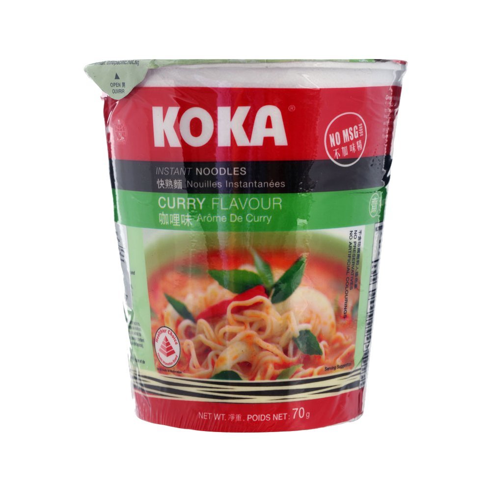 Koka Instant Noodle Curry Flavor Cup 70g(2.46) (6 Cups) – ISE Forest ...