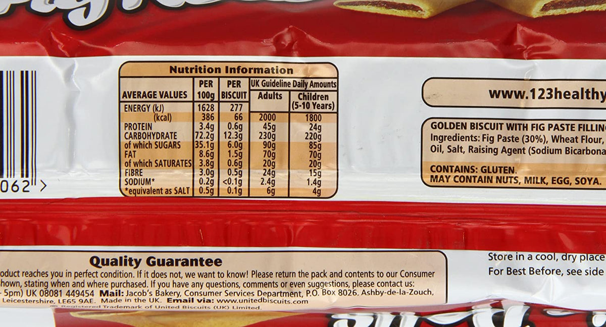 Jacob's Fig Rolls 200G – ISE Forest and Garden