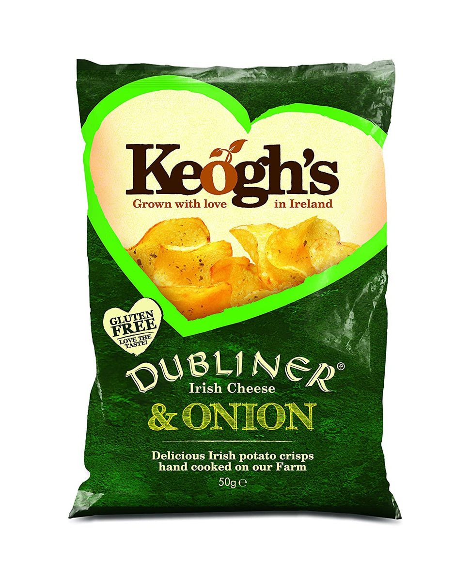 Keogh's Dubliner Irish Cheese & Onion Potato Crisps 125g – ISE Forest ...